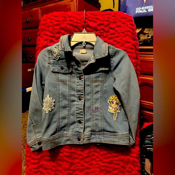 Disney | Jackets & Coats | Disney Frozen Jean Jacket | Poshmark